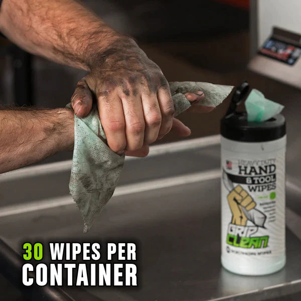 Grip Clean – 72 ct. Heavy Duty Hand & Tool Wipes – Discount Shop Tools